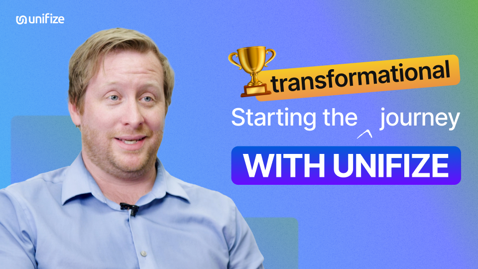 Starting the transformational journey with Unifize
